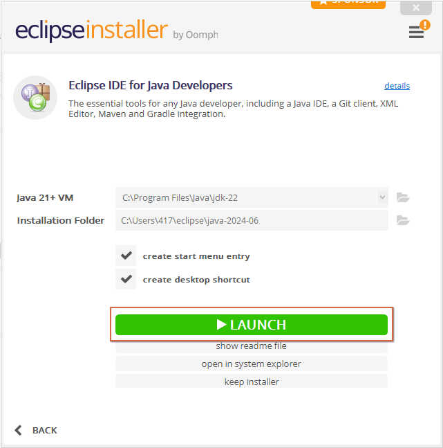 How to Install JDK 22 & Eclipse to win10
